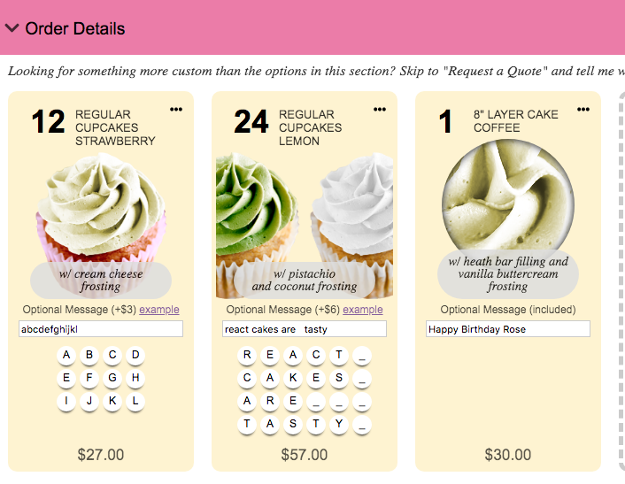 Building a Custom Cake Order Form with React | Scott Dawson